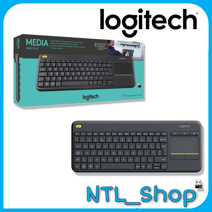 Jual LOGITECH K400 KEYBOARD WIRELESS PLUS SMART TV TOUCH | Shopee Indonesia