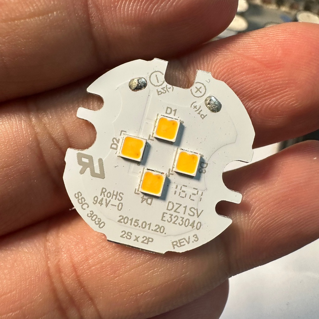 Jual PCB LED SMD 3030 12V 4W 27mm Warm White | Shopee Indonesia