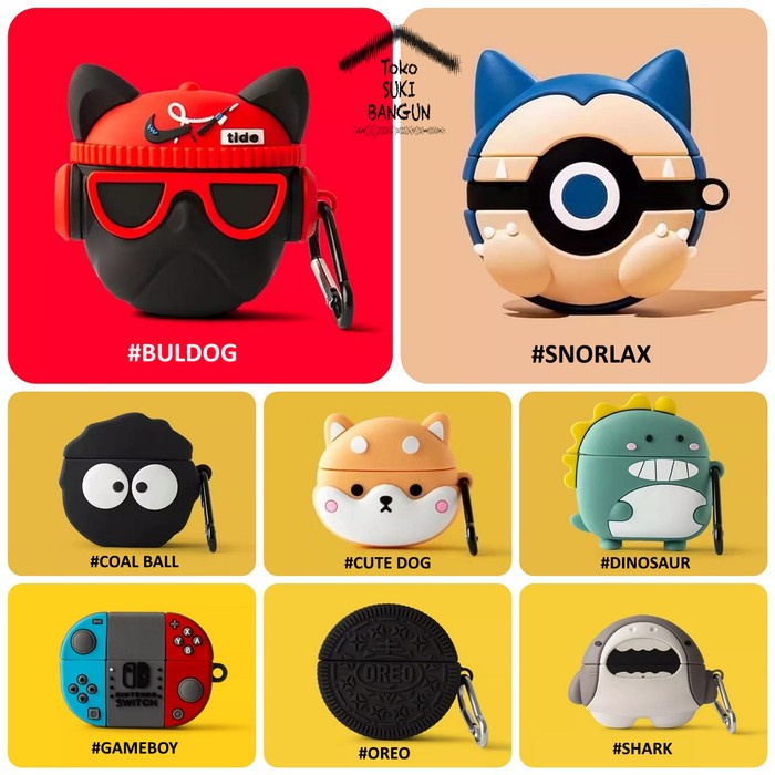 Jual Case Baseus Bowie M2 TWS Buds Rubber CUTE CARTOON Cover Casing ...