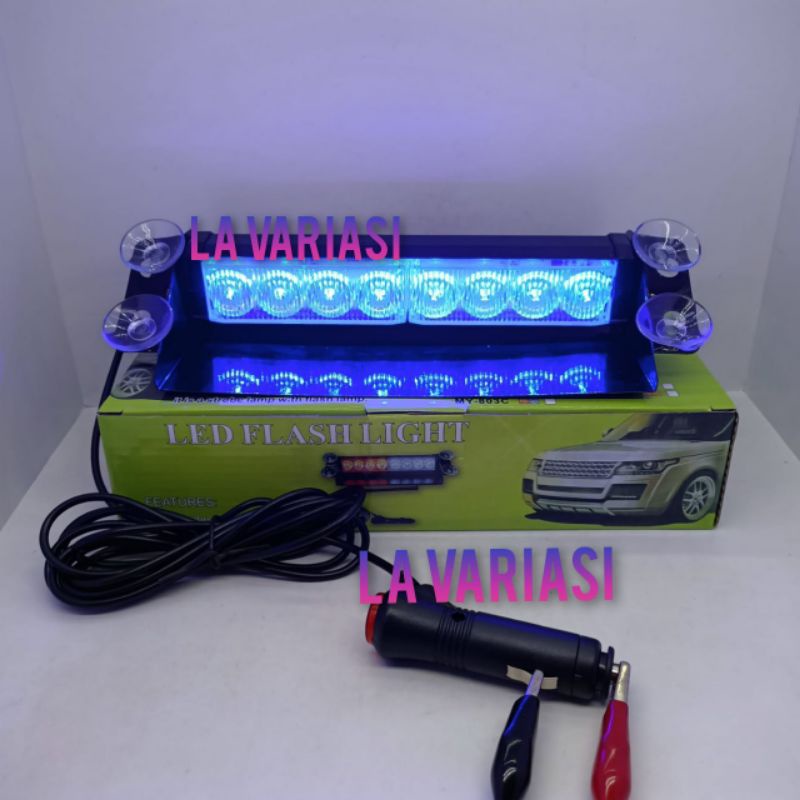Jual Lampu Led Dashboard Mobil-Led 8 Mata Dashboard Mobil 12V Tempel ...
