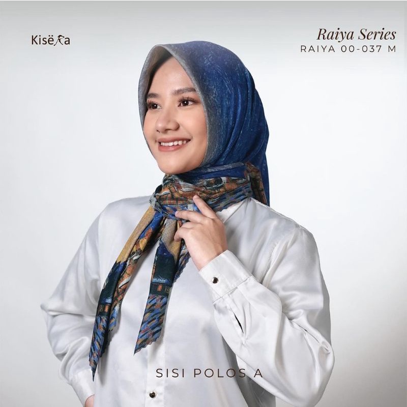 Jual Kerudung Hijab Motif, Jilbab Praktis Cantik "Raiya Series VAN GOGH 037 M" | Shopee Indonesia