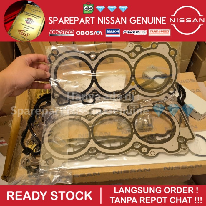 Jual New Elgrand E52 3.5 Packing Full Set Gasket O/H Paking Engine Ori Nissan Kode Ma329 ...