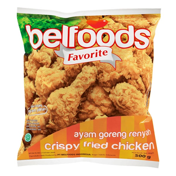 Jual BELFOODS FAVORITE AYAM GORENG RENYAH 500 GR | Shopee Indonesia