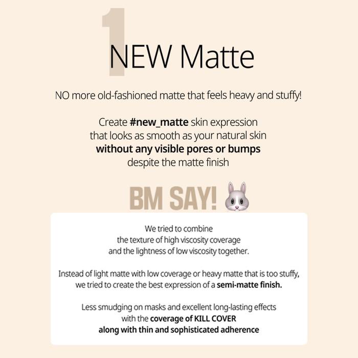 Jual Clio Kill Cover New Matte Foundation Spf20, Pa++ (Free Brush ...