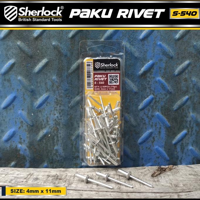 Jual Paku Rivet S - 540 Size 4Mm X 11 Mm (Isi +/- 50 Pcs) | Shopee ...
