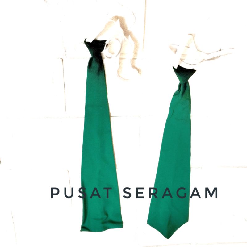 Jual dasi hijau polos mi tali karet. putra dan putri dasi mi | Shopee ...