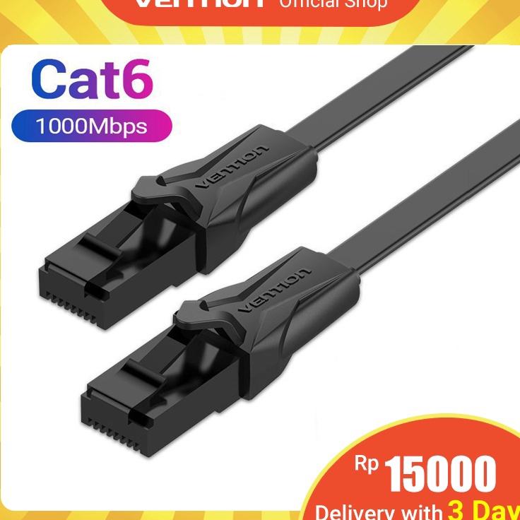 Jual Best Vention Kabel Lan Ethernet CAT6 RJ45 CAT6 Gigabit High Speed ...