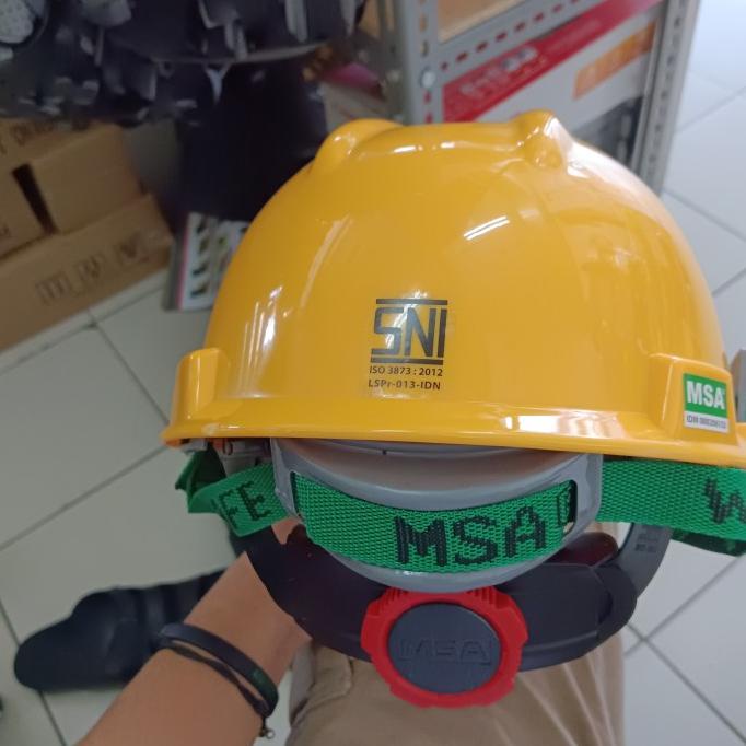 Jual Helm Safety MSA Full Set / Helm Kerja Proyek Warna Kuning - SNI ...