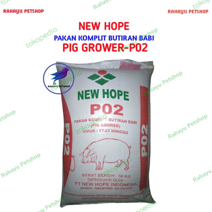 Jual PUR BABI NEW HOPE P02 50KG | Shopee Indonesia