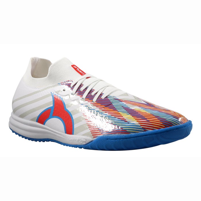 Jual Ortuseight Sepatu Futsal Catalyst Glitch In - White/Blue/Ortred | Shopee Indonesia