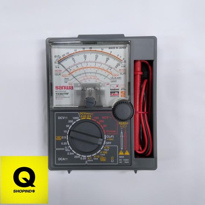 Jual SANWA YX360TRF Multimeter Multitester Avometer Analog | Shopee ...