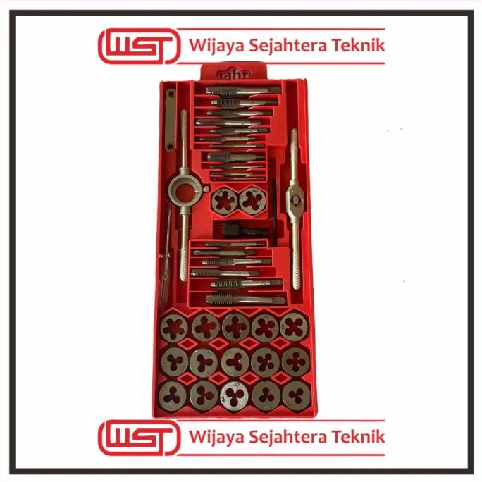 Jual Hand Tap And Dies Set 40 pcs Gagang Tap Alat Senai Pembuat Drat Set | Shopee Indonesia