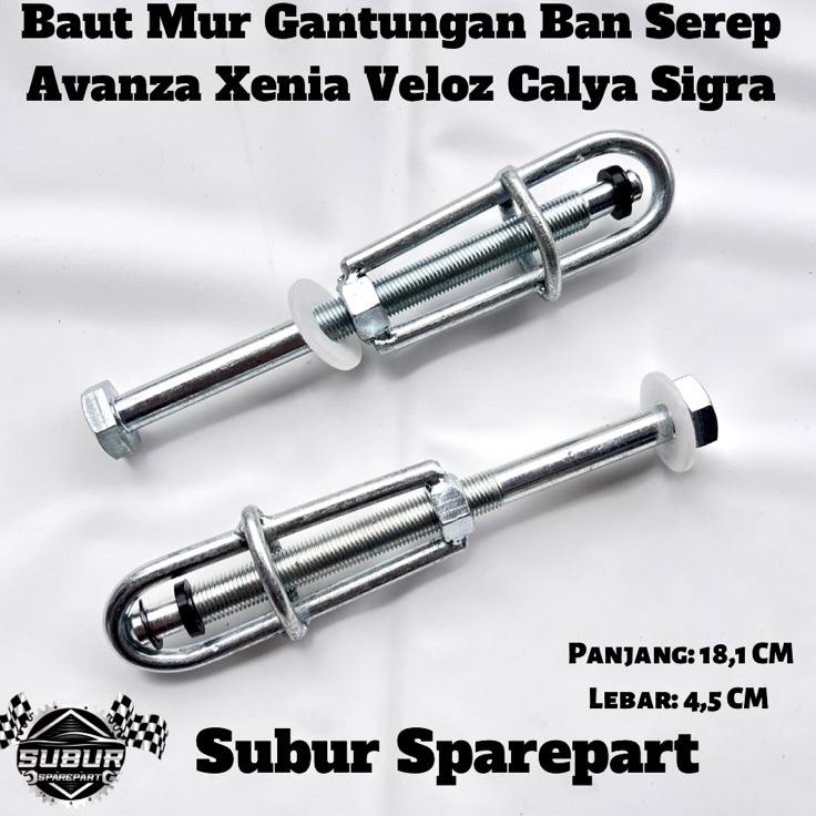 Jual Mur Gantungan Baut Ban Serep Avanza Xenia Calya Sigra Veloz (Ready ...