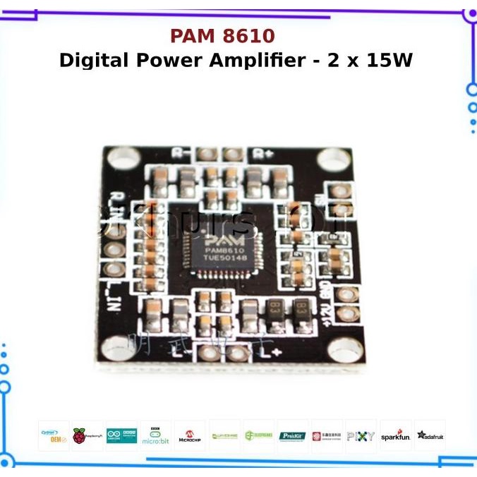 Jual Module PAM8610 PAM 8610 Digital Power Amplifier - 2 x 15 watts ...
