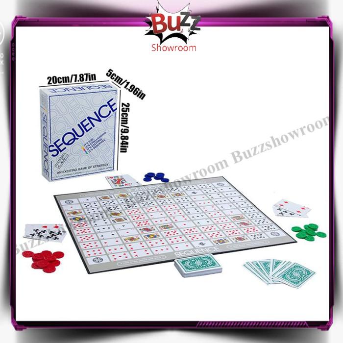 Jual Board Game Sequence Playing An Exciting Card Games Of Strategy | Shopee Indonesia
