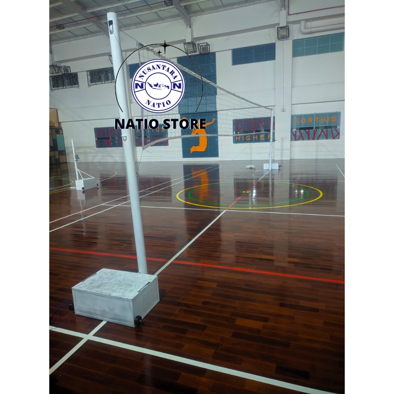 Jual Tiang Portable Badminton / Bulu Tangkis Simple Pemberat Beton ...