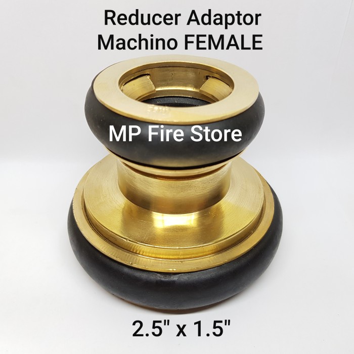Jual FIRE ADAPTOR MACHINO DUAL FEMALE 2.5 X 1.5 in REDUCER KUNINGAN ...