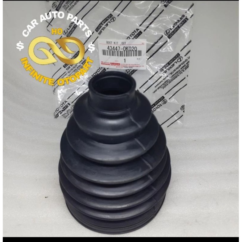 Jual BOOT CV JOIN KARET AS RODA DEPAN TOYOTA HILUX VIGO OUT 4344-0K020 | Shopee Indonesia