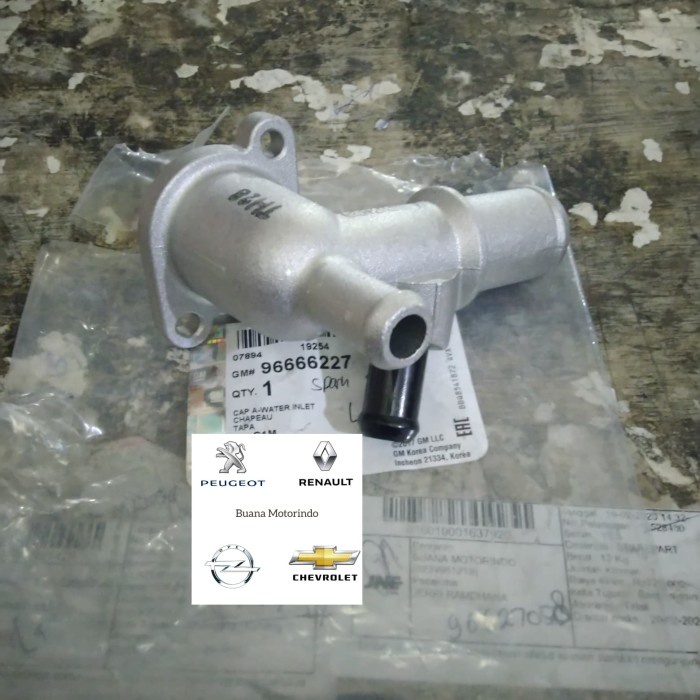 Jual Pipa Water Pump Waterpump Inlet Radiator Chevrolet Spark 800 Ori ...