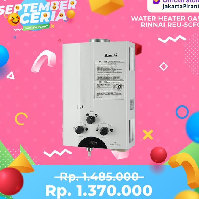 Jual Water Heater Gas Rinnai Tekanan Rendah Low Pressure REU-5CFC | Shopee Indonesia