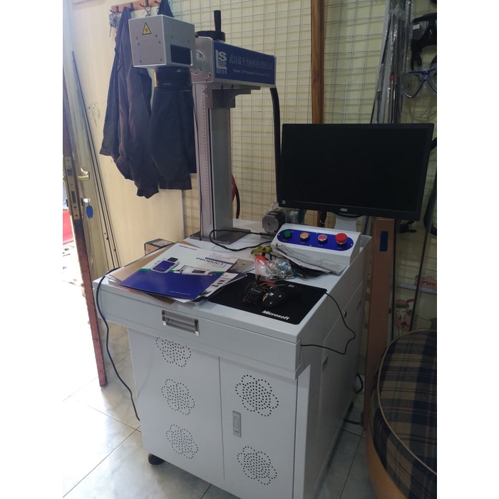 Jual Mesin Laser Fiber 30W Laser Source Raycus Lens Opex Laser Cut ...