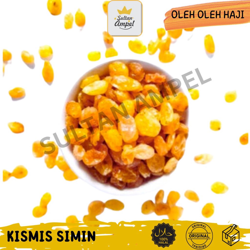Jual Kismis Simin Mutiara 500gr Kismis Arab Kismis Raisin Rasa Manis Enak Fresh Khas Arab MPASI ...