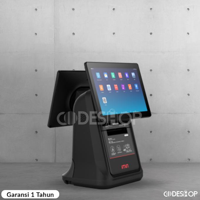 Jual Mesin Kasir Pos + Printer Imin D4-502 Dual Display Android ...