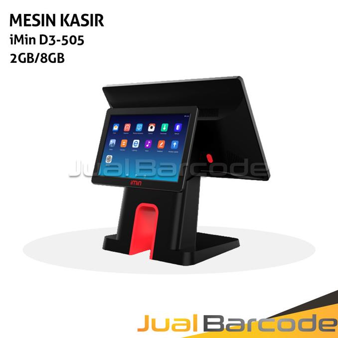 Jual Mesin Kasir Imin D3-505 Pos Android Touchscreen Dual Display 2Gb ...