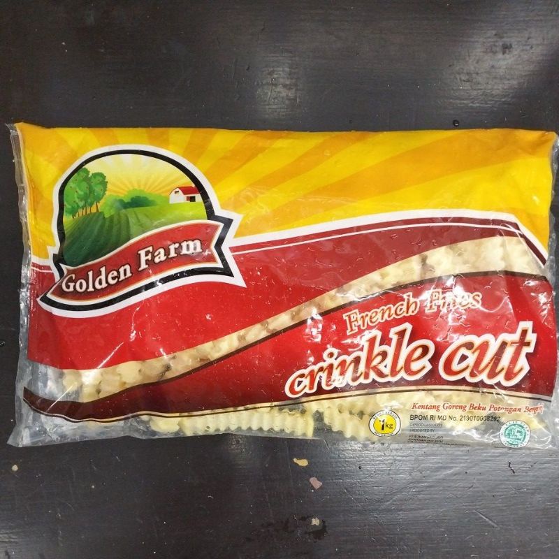 Jual GOLDEN FARM Kentang Crinkle Cut 1kg | Shopee Indonesia