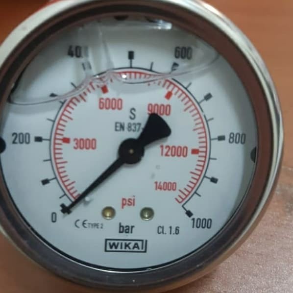 Jual PROMO!!! PRESSURE GAUGE WIKA CBM 2,5INCHI 1000 BAR TERMURAH ...