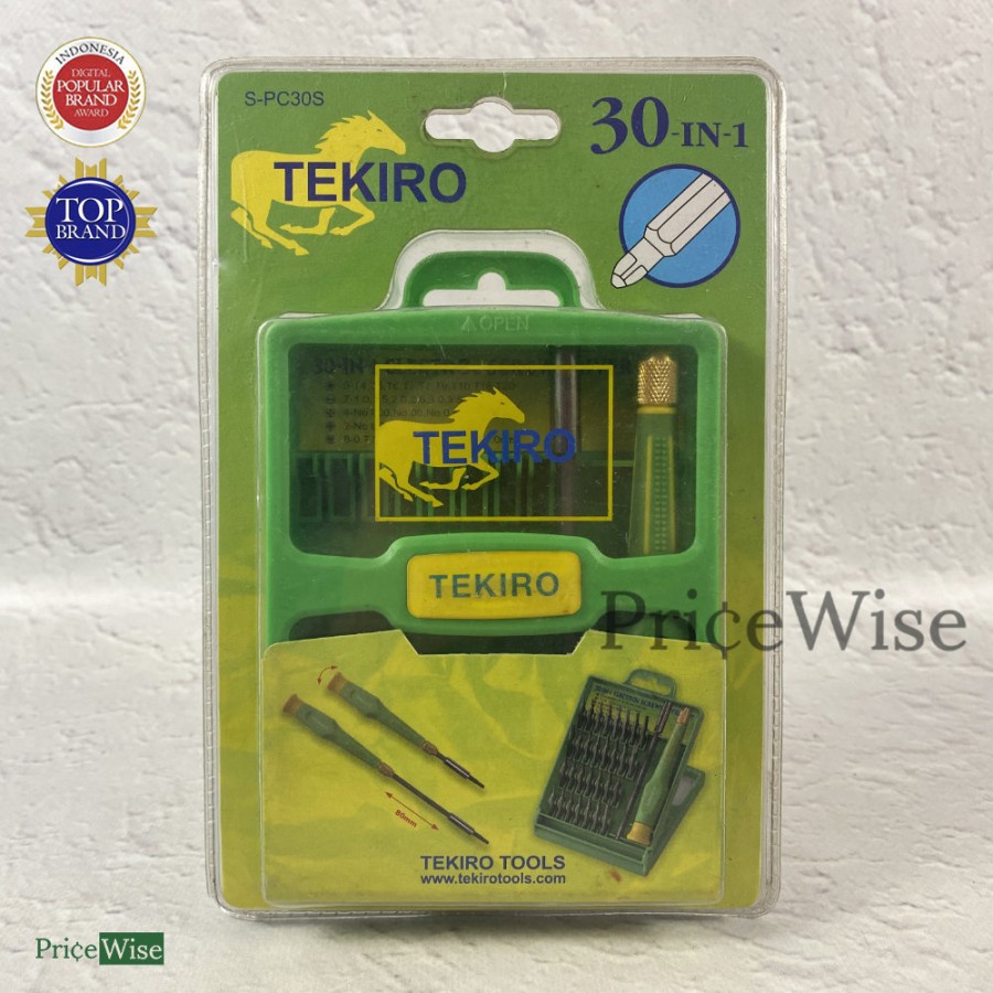 Jual Obeng Presisi Set 30 pcs Tekiro / Electro Screwdriver HP Jam ...