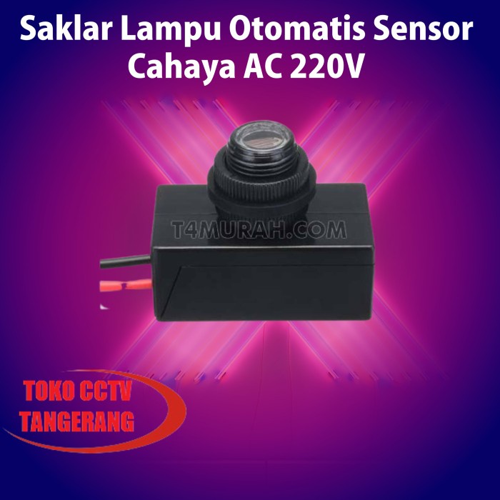 Jual TERLARIS Saklar Lampu Otomatis Sensor Cahaya AC 220V /SAKLAR LAMPU ...
