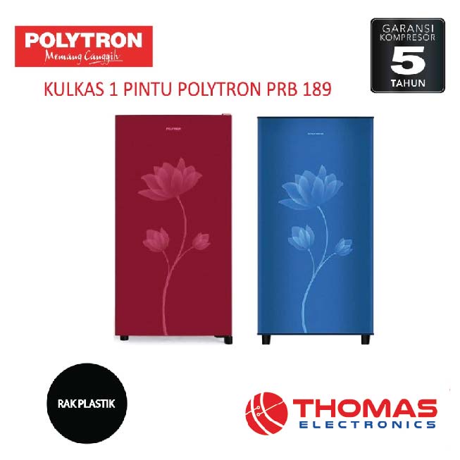 Jual KULKAS 1 PINTU POLYTRON PRB 189 KULKAS POLYTRON GARANSI RESMI ...