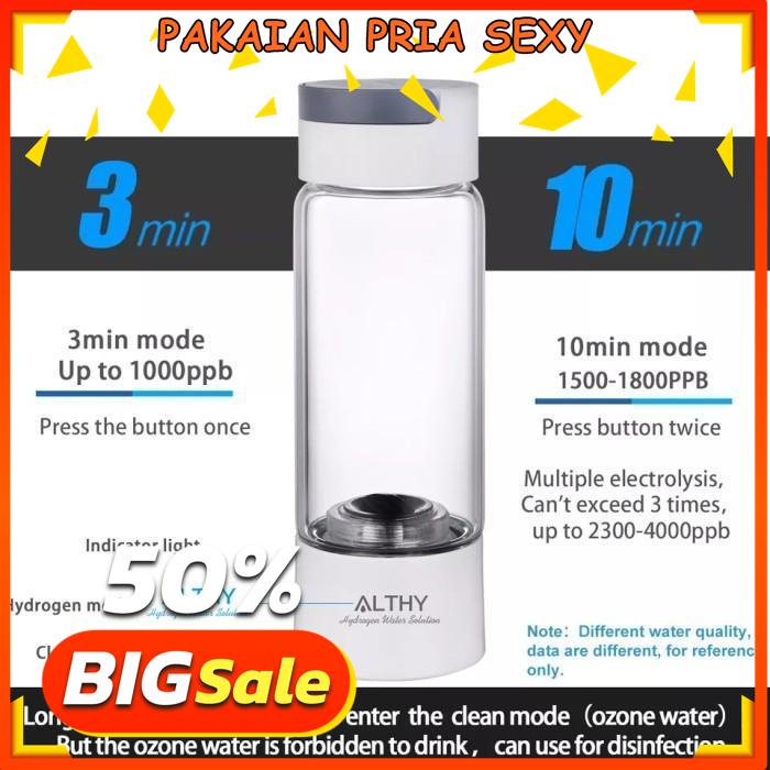 Jual HIGHT QUALITY HYDROGEN WATER BOTTLE / BOTOL AIR HIDROGEN ALTHY ...