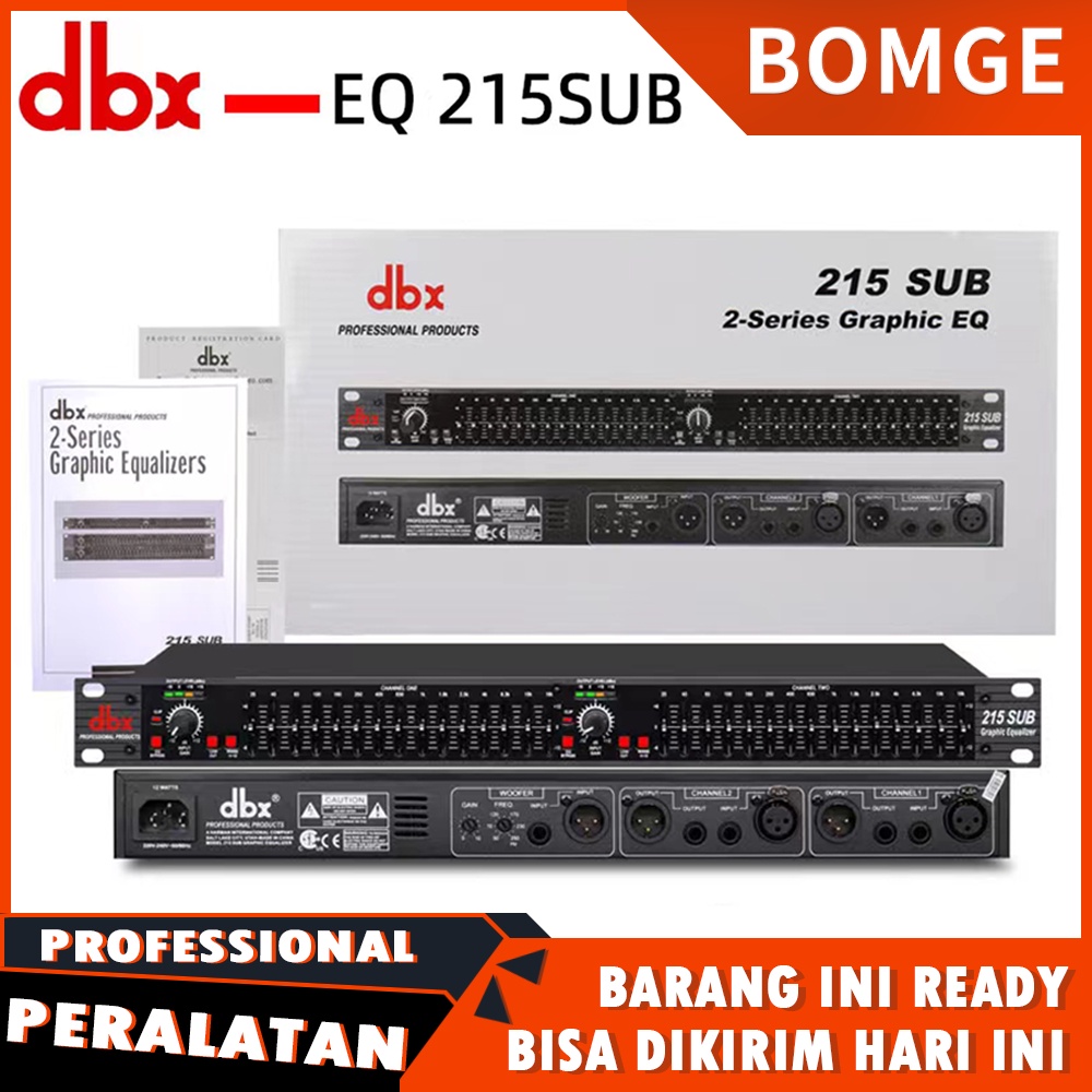 Jual dbx 215s Dual Channel 15 Band Graphic Equalizer EQ SUB Prosesor ...