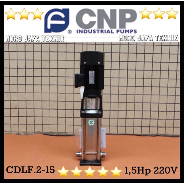 Jual Pompa Booster Cnp Cdlf.2-15 1Phase Vertical Multistage High ...