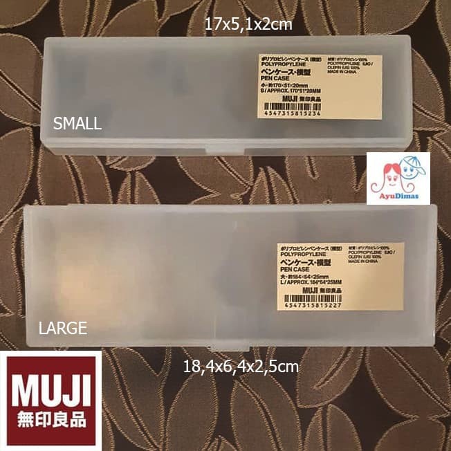 Jual MUJI - PP PENCIL / PEN CASE - KOTAK PLASTIK / TEMPAT PENSIL ...