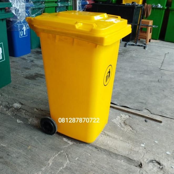 Jual Tempat Sampah Roda 240 Liter Plastik Hdpe | Shopee Indonesia