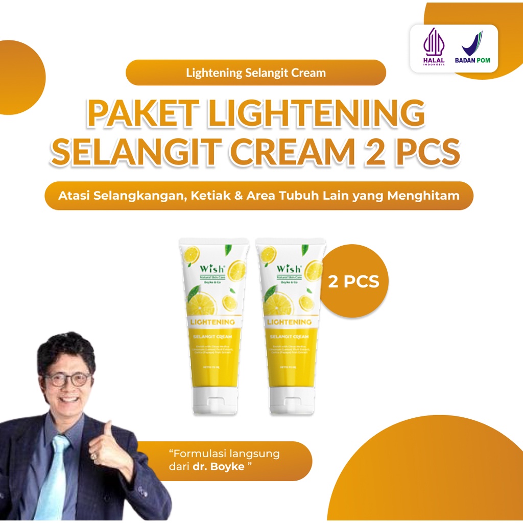 Jual PAKET LIGHTENING SELANGIT CREAM Pemutih Ketiak dan Selangkangan Dr Boyke 2 Pcs | Shopee ...