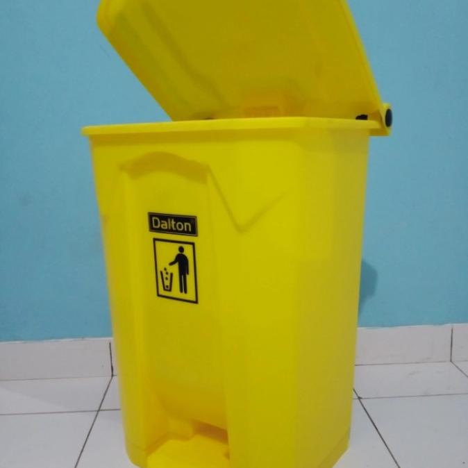 Jual Tempat Sampah Injak Hdpe Plastik 80 Liter Merk Dalton Tanpa Roda | Shopee Indonesia
