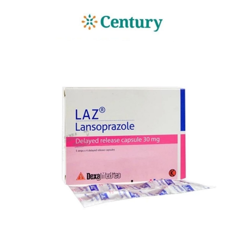 Jual LAZ 30 MG 1 STRIP ISI 4 CAPSUL / LANSOPRAZOLE 30 MG | Shopee Indonesia