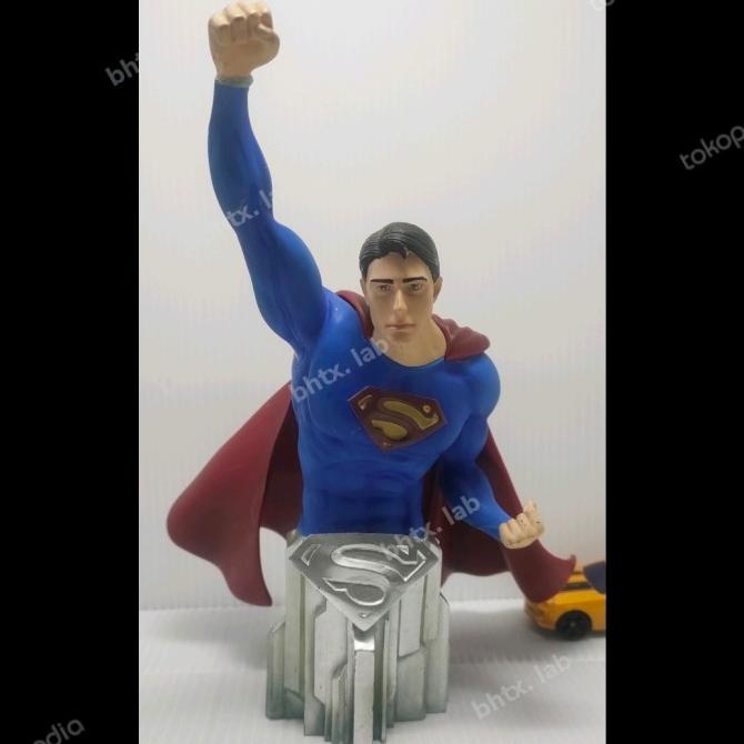 Jual DC Direct Superman Bust Statue Superman Returns DC Comics | Shopee ...