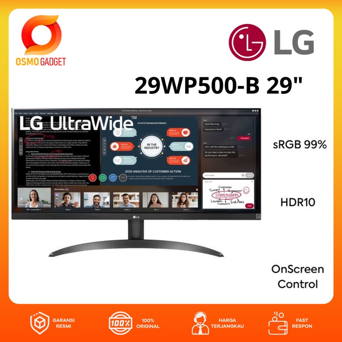 Jual Monitor LG UltraWide 29WP500-B 29'' Full HD IPS Monitor with AMD ...