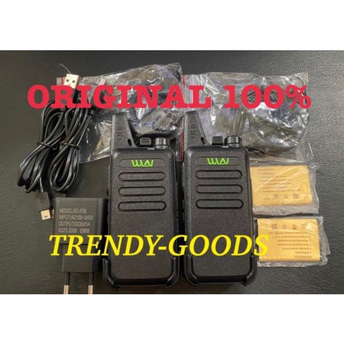 Jual HT Walkie Talkie handy Talky RADIO WLN KD-C1 isi 2 Unit UHF TwoWay ...
