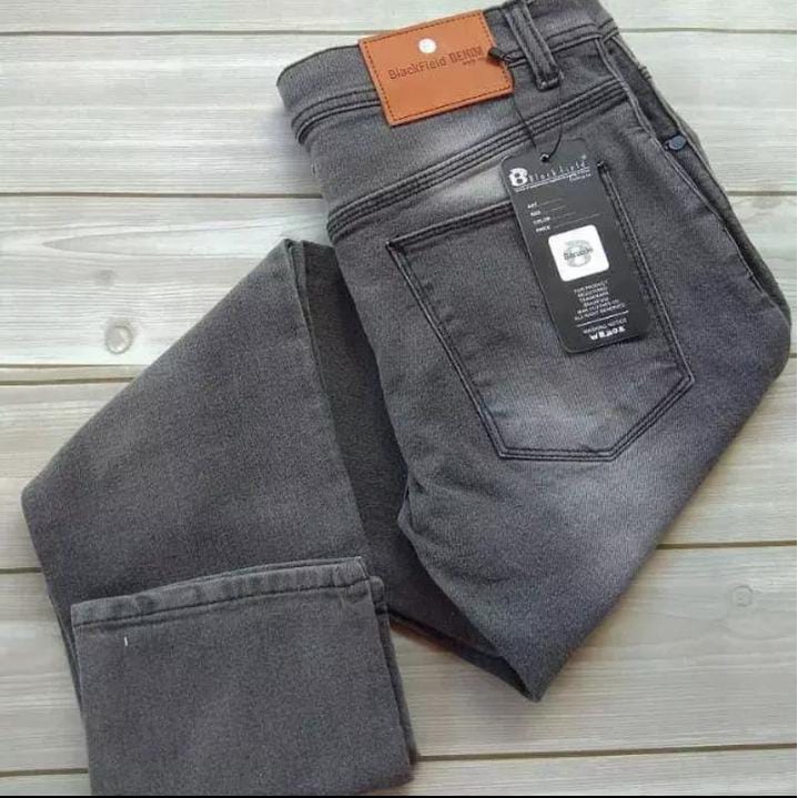 Jual TURUN HARGA - Celana Jeans Pria Lelaki Dewasa Hitam Pensil Slimfit ...