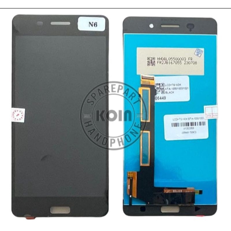 Jual LCD TOUCHSCREEN NOKIA 6/TA-1021/TA-1033/TA-1000/TA-1003/TA-1025/TA ...