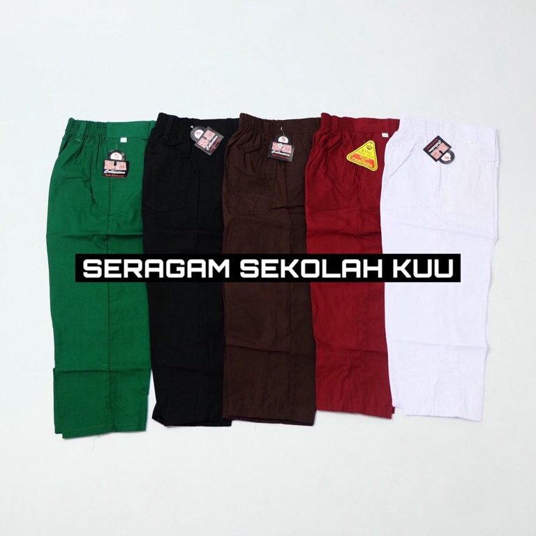 Jual CHEKOUT CELANA PANJANG Sekolah SD Laki SD Seragam Sekolah SD Pramuka MI Warna MERAH PUTIH ...