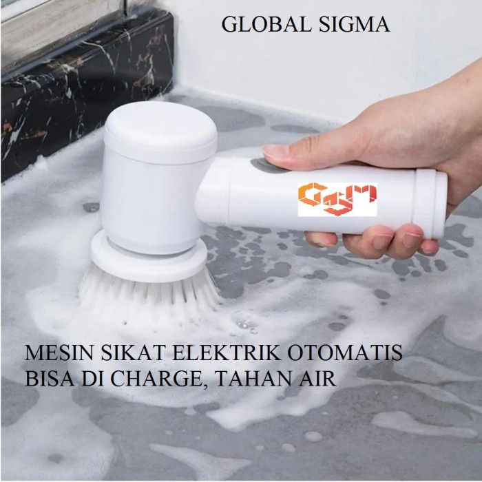 Jual Sikat Electric Brush Mesin Otomatis Charge Cleaner Alat Poles ...