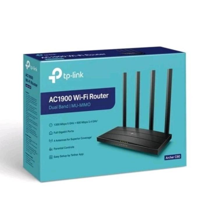 Jual Tp-Link Archer C80 Ac1900 Wireless Mu-Mimo Wi-Fi Router Saigedaisy ...