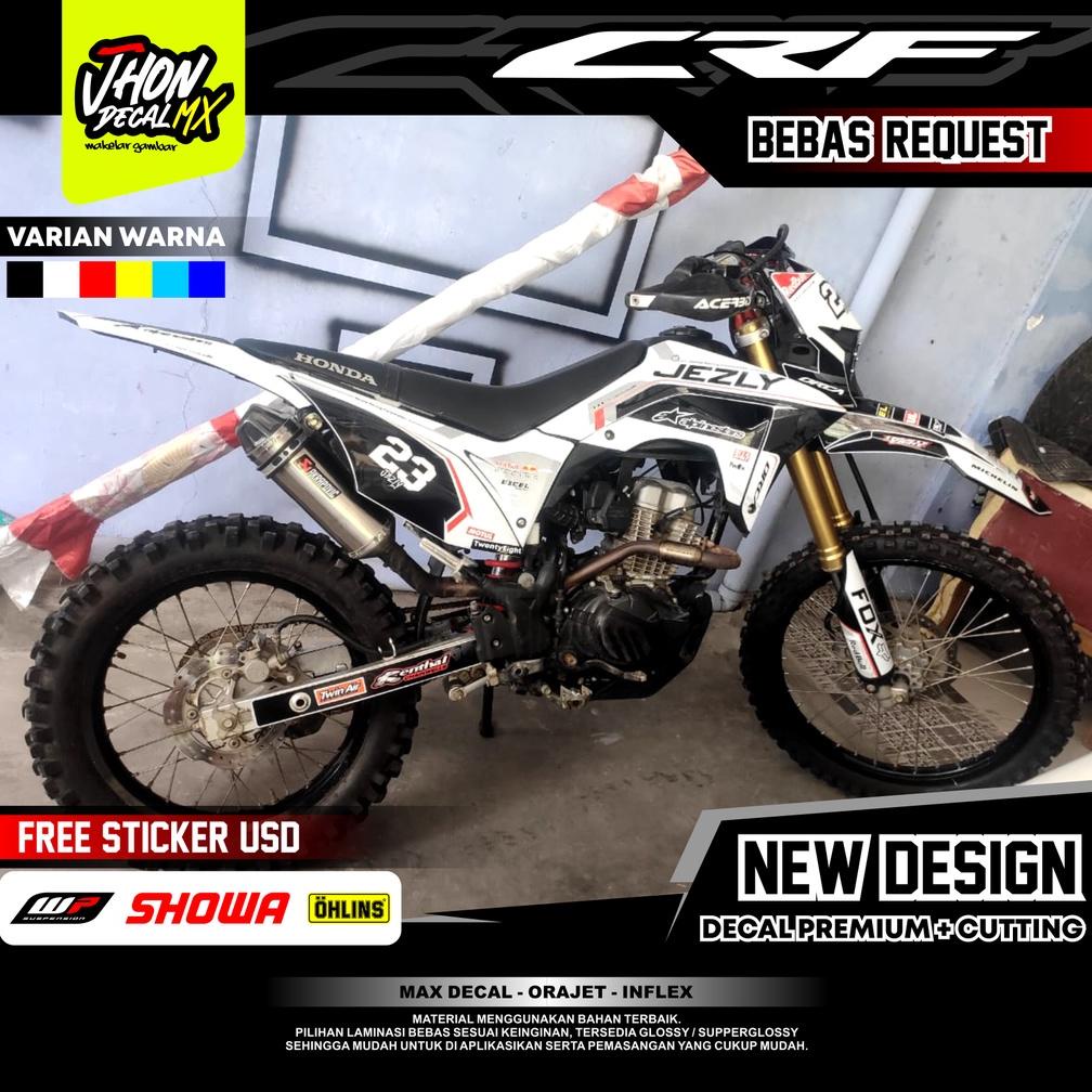 Jual Decal Crf 150 L Hitam Putih / Decal Crf 150 L Full Body / Sticker Crf 150 L Full Body By ...